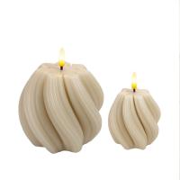 China Remote Control LED Candle with Timer Function and Real Wax Coating for Aesthetic Home Decor for sale