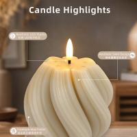China Remote Control LED Candle with Timer Function and Real Wax Coating for Aesthetic Home Decor for sale