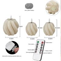 China Remote Control LED Candle with Timer Function and Real Wax Coating for Aesthetic Home Decor for sale