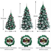 China Real Wax Finish LED Candle with Remote Control and Timer Function for Christmas Tree Decor for sale