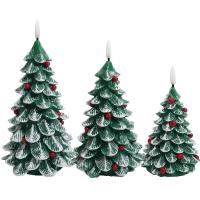 China Real Wax Finish LED Candle with Remote Control and Timer Function for Christmas Tree Decor for sale