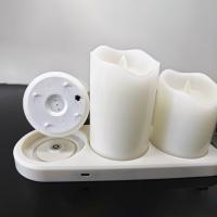 China Induction Rechargeable Magnetic Charging Led Candles With Charging Base for sale