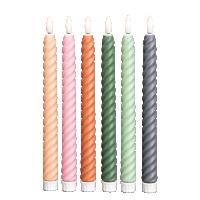 China Manufacturer Subulate Pink Black Green Burgundy Battery Operated Remote Control Flameless Paraffin Wax Flicker Home Decoration for sale