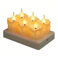 China best selling home decorate candles battery powered electric flameless led tealight flicker candle festival decoration for sale