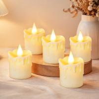 China best selling home decorate candles battery powered electric flameless led tealight flicker candle festival decoration for sale