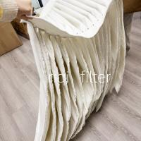 China High Efficiency Nonwoven Pleated Pocket Filter For Dust Collector for sale