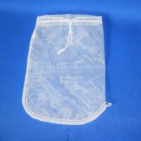 China With drawstring nylon mesh filter bag 220 micron washable and Reusable for sale