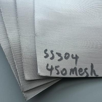 China Twill Dutch Weave Filter Cloth SS304 For Centrifuge 450 Mesh for sale