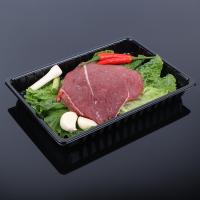 China PET PP Food Tray MAP Vacuum Formed Plastic Meat Trays Heat Sealable 20.5x13.5x2.5cm for sale