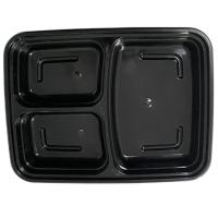China Custom Multi-Compartment Disposable Plastic Food Containers 2 to 8 Compartments Takeaway for sale