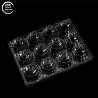 China Customizable 30 Pack PET Plastic Egg Holders Durable Chicken Egg Trays 282x241x63mm for sale