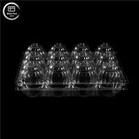 China Customizable 30 Pack PET Plastic Egg Holders Durable Chicken Egg Trays 282x241x63mm for sale