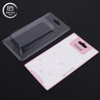 China Custom PVC Slide Card Custom Blister Packs Insert Packaging With Paper Card For Secure Card Display for sale