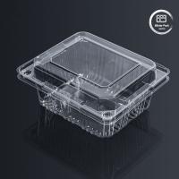 China Clear Plastic Clamshell Food Containers for Fruit Vegetable and Meat Packaging for sale