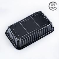 China Custom Disposable Plastic Mushroom Punnet Blister Fruit and Vegetable Trays for sale