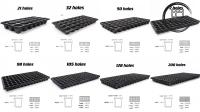 China Multi Cell Plastic Seed Starter Trays 21 to 120 Cells for Vegetable Seedlings for sale