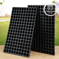 China 72 Cell Plastic Nursery Trays with Lids for Seedling Germination and Plant Growth for sale