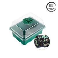 China Stylish Garden Decor Indoor rigid Plastic Seed Trays Micro Green Nursery System for sale