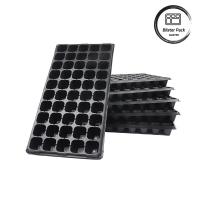 China PET Plastic Seedling Trays 50 to 128 Cells for Vegetable Flower Germination for sale