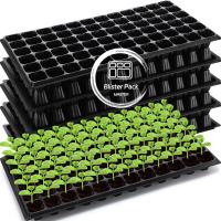 China PET Plastic Seedling Trays 50 to 128 Cells for Vegetable Flower Germination for sale