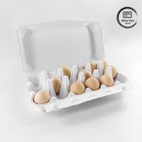 China Custom Eco Quail Egg Packaging 12 6 4 Paper Pulp Box Egg Cartons For Chicken Eggs for sale