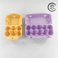 China Custom Eco Quail Egg Packaging 12 6 4 Paper Pulp Box Egg Cartons For Chicken Eggs for sale