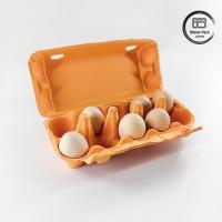 China Custom Eco Quail Egg Packaging 12 6 4 Paper Pulp Box Egg Cartons For Chicken Eggs for sale