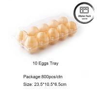 China Transparent Plastic Egg Tray 4 To 30 Egg Capacity Blister Box Packaging for sale