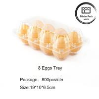 China Transparent Plastic Egg Tray 4 To 30 Egg Capacity Blister Box Packaging for sale