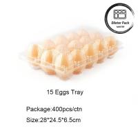 China Transparent Plastic Egg Tray 4 To 30 Egg Capacity Blister Box Packaging for sale