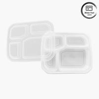 China Multi Compartment Disposable Plastic Meal Box 1 to 5 Sections Microwavable Food Container for sale