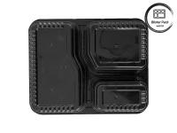 China Multi Compartment Disposable Plastic Meal Box 1 to 5 Sections Microwavable Food Container for sale