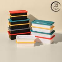 China Multi Compartment Disposable Plastic Meal Box 1 to 5 Sections Microwavable Food Container for sale