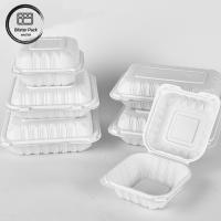 China Biodegradable Cornstarch Recyclable Food Containers Disposable For Restaurant Takeaway for sale
