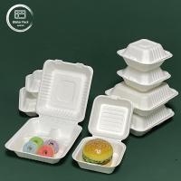 China Biodegradable Cornstarch Recyclable Food Containers Disposable For Restaurant Takeaway for sale