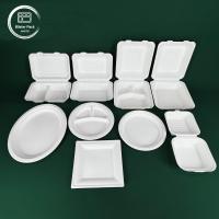 China Biodegradable Cornstarch Recyclable Food Containers Disposable For Restaurant Takeaway for sale