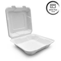 China Custom Sugarcane Bagasse Meal Biodegradable Food Containers Eco Friendly for sale