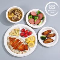 China Eco Friendly Disposable 2 Layer Lunch Box Biodegradable Compostable Food Container 500ml for sale