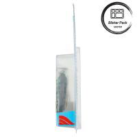 China PVC Blister Packaging for Fish Bait Hooks Durable Fishing Lure Tackle Slide Pack with Custom Card 15 Years Experience for sale