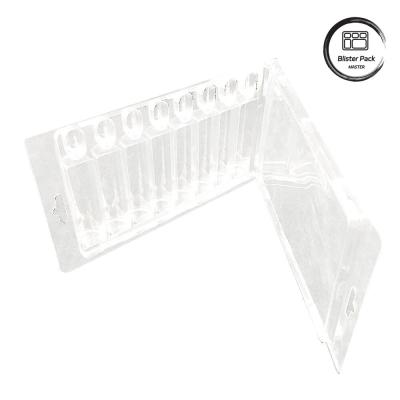 China Transparent Vacuum Formed Blister Tray for Medical Vials Secure Ampoule Packaging 15 Day Lead Time for sale