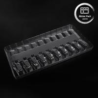 China Transparent Vacuum Formed Blister Tray for Medical Vials Secure Ampoule Packaging 15 Day Lead Time for sale