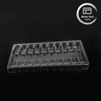 China Transparent Vacuum Formed Blister Tray for Medical Vials Secure Ampoule Packaging 15 Day Lead Time for sale