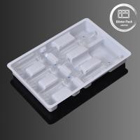 China Medical Vacuum Formed Plastic Tray for 6 Injections Blister Packaging 5ml 10ml Vials for sale