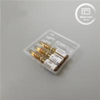 China Custom Clear PETG Plastic Blister Ampoule Tray for 1ml Vials Medical Packaging for sale