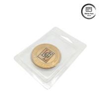 China Custom Clear Plastic Blister Packaging for Coins Free Sample with Cardboard Display for sale