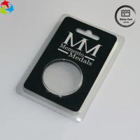 China Custom Clear Plastic Blister Packaging for Coins Free Sample with Cardboard Display for sale