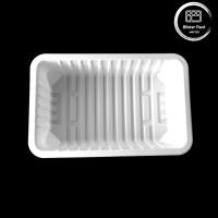 China Freshness And Hygiene Disposable White Plastic Meat Trays Custom for sale