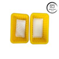 China Freshness And Hygiene Disposable White Plastic Meat Trays Custom for sale