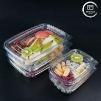 China 8oz Reusable PET Eco Friendly Salad Packaging Premium Salad Container For Lunch for sale
