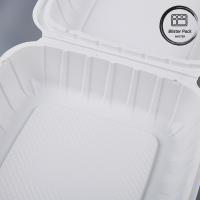 China Disposable Transparent Plastic Clamshell Takeout Containers for Restaurants Leakproof Design for sale